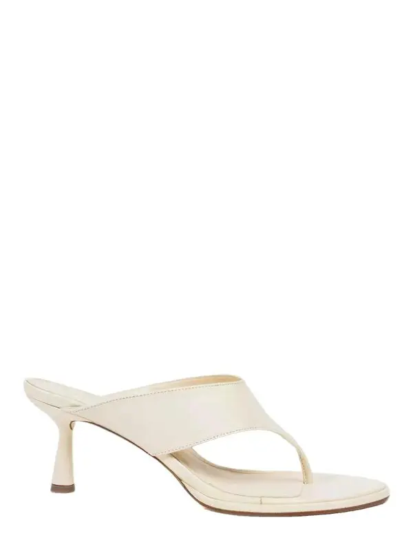 AeydĒ Olenna Leather Sandals - Neutrals
