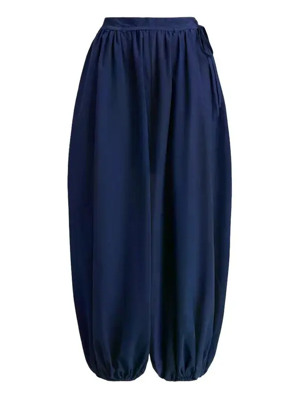 Polo Ralph Lauren Self-tie Balloon Trousers - Blue