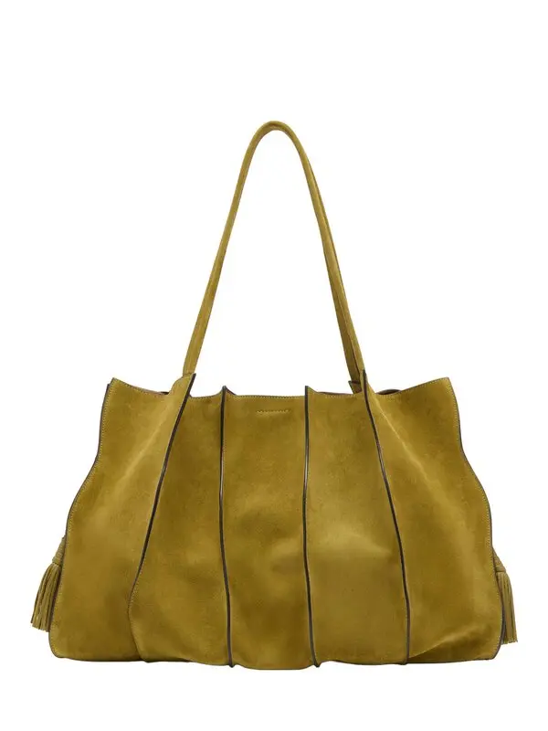 Ulla Johnson Adria Large Tote Handbag - Olive