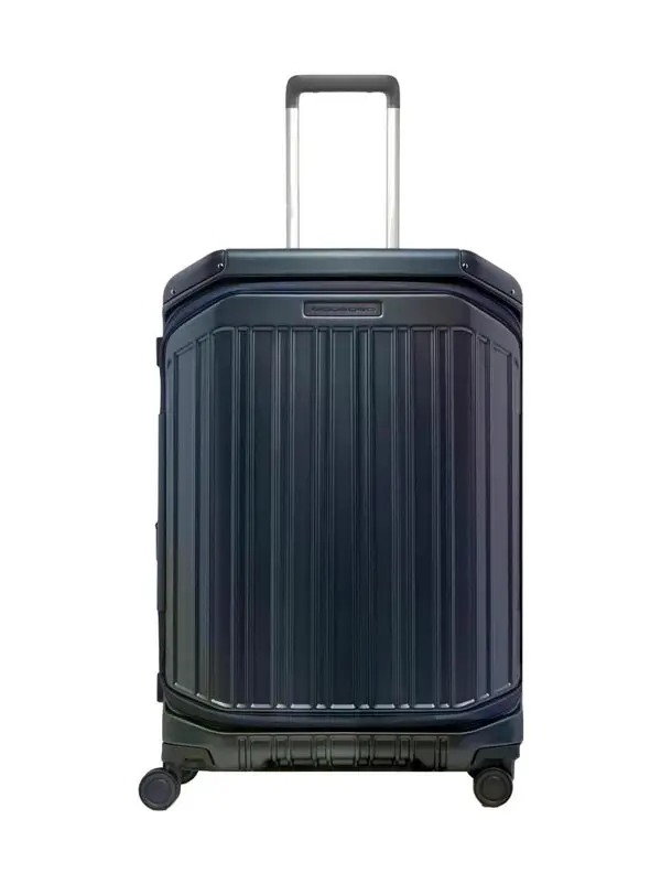 PIQUADRO Expandable Hardside Suitcase - Blue