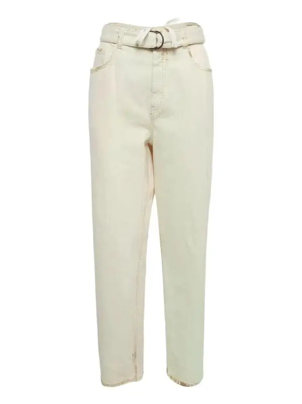 Brunello Cucinelli Belted Jeans - Neutrals