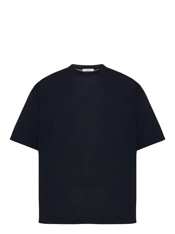THE ROW Dlomu Wool T-shirt - Navy