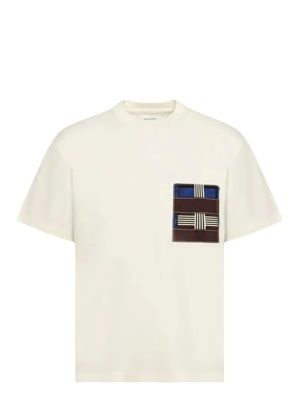 Bottega Veneta Crew Neck Short-sleeved T-shirt - White