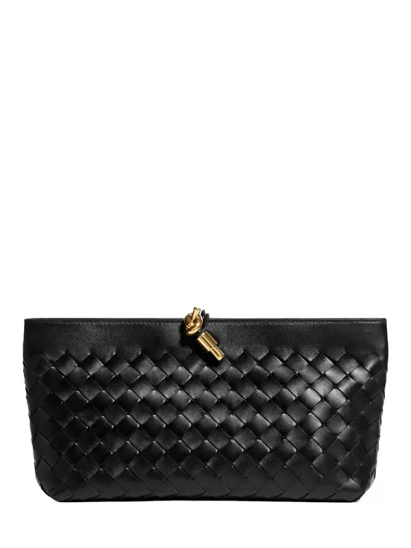 Bottega Veneta Andiamo Boat Pouch - Black