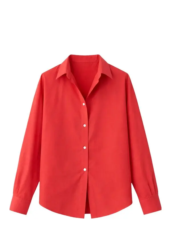 Auralee Cotton Shirt - Red