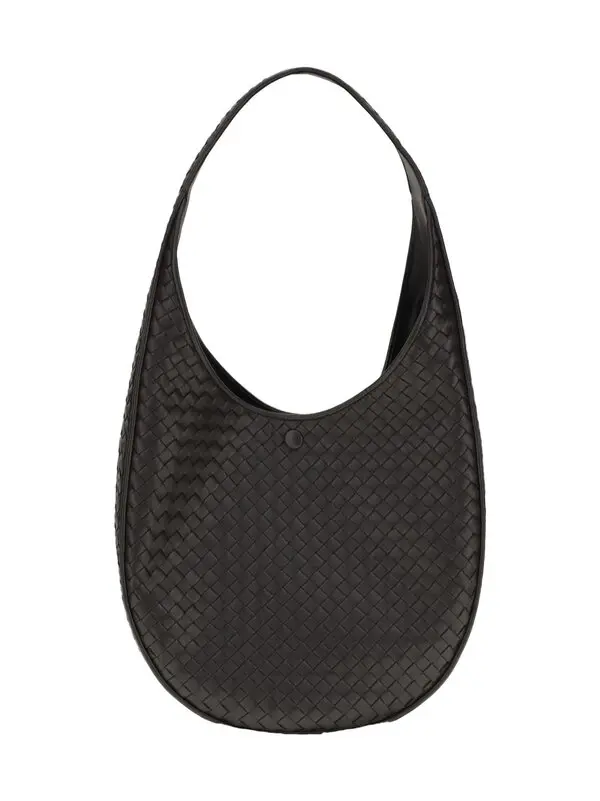 Bottega Veneta Small Ovetto Shoulder Bag - Black
