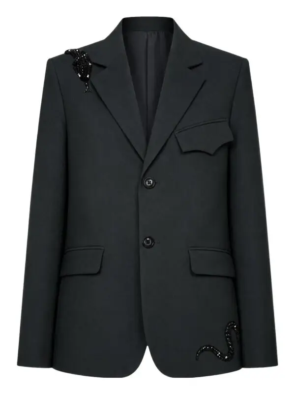 Zadig&Voltaire Embellished Single-breasted Blazer - Black
