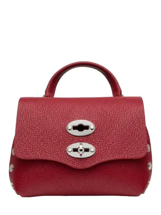 ZANELLATO Postina Superbaby Foldover Top Handbag - Red
