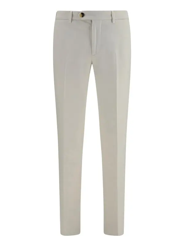 Brunello Cucinelli Tailored Pants With Belt Loops - Gray