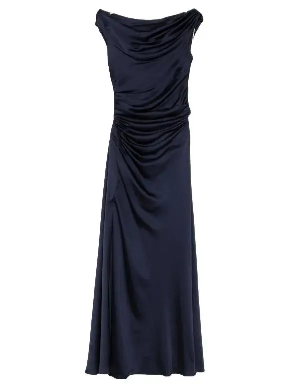 Simkhai Sleeveless Draped Maxi Dress - Black