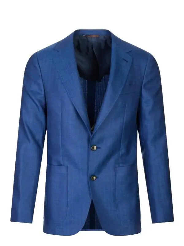 Canali Long-sleeve Blazer - Blue