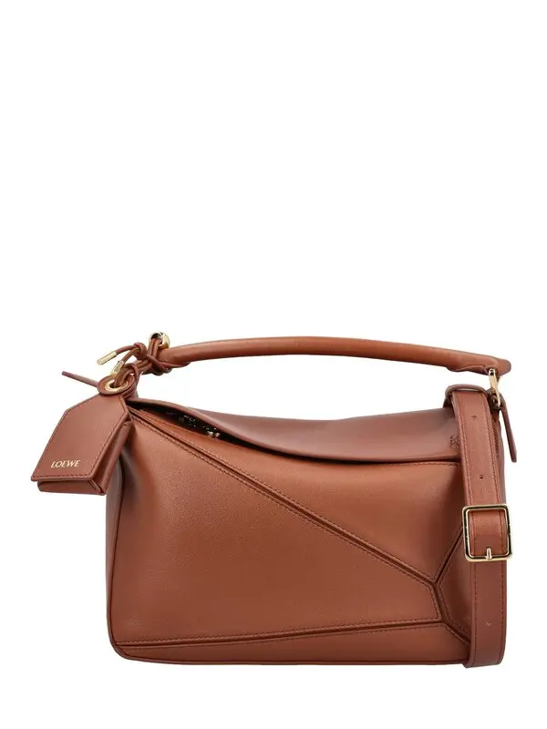 Loewe Small Puzzle Bag - Brown
