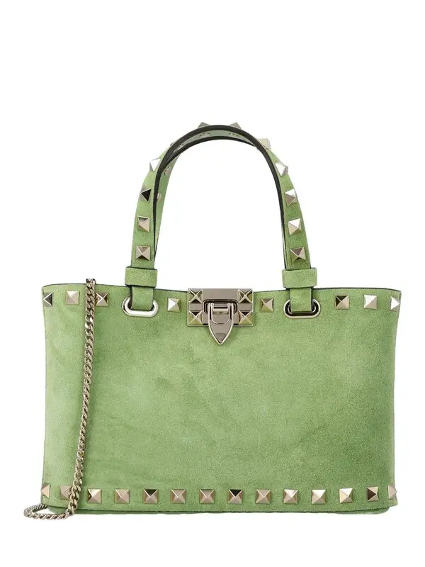 Valentino Garavani Rockstud Mini Shopping Bag - Green