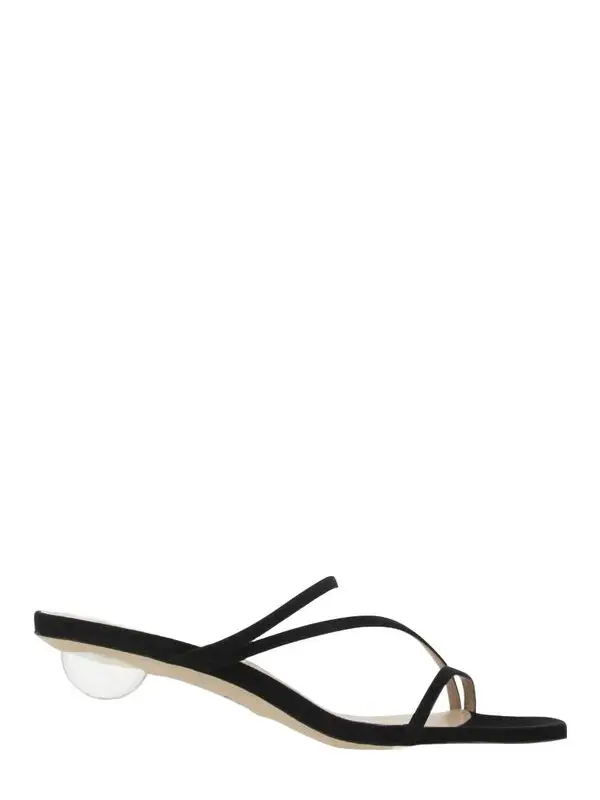 STUART WEITZMAN Lucite Sculpt Slip-on Mules - Black