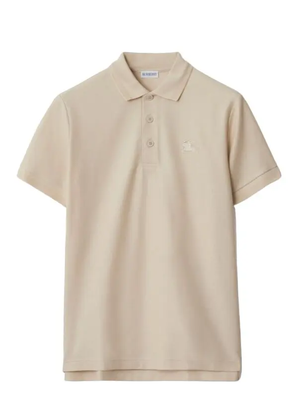 Burberry Cotton Polo Shirt - Clam
