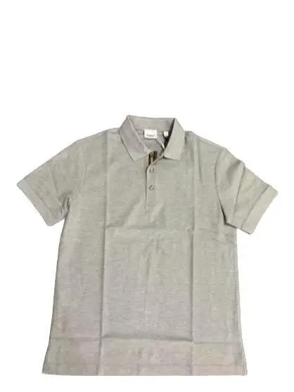 Burberry Cotton Polo Shirt - Gray