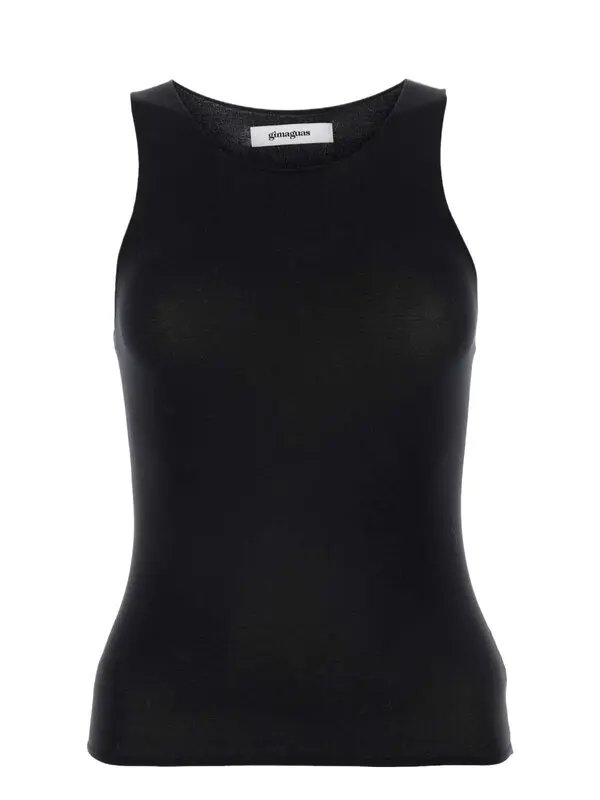 Gimaguas Galu Stretch Sleeveless Tank Top - Black