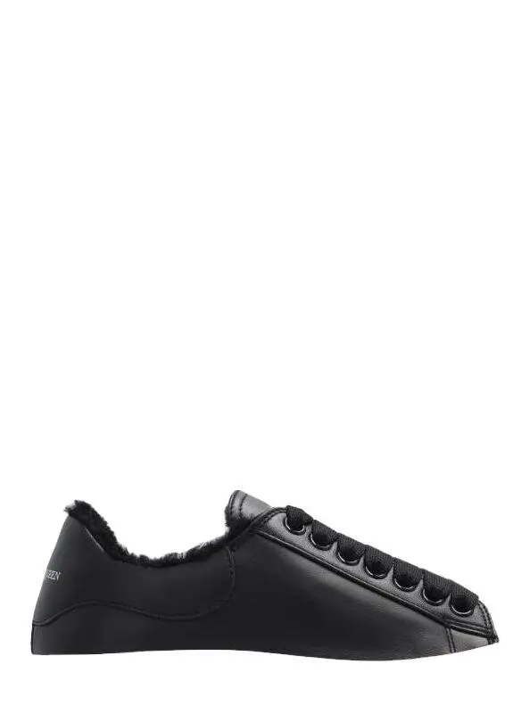 Alexander McQueen Two-tone Low-top Sneakers - Black