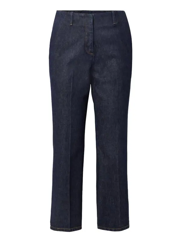 Dries Van Noten Pressed Crease Jeans - Blue