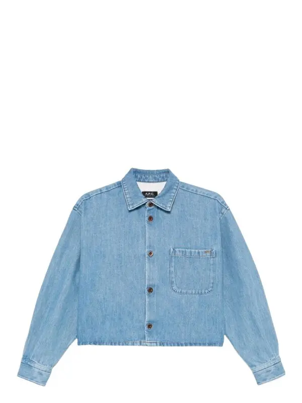 A.p.c. Samantha Buttoned Shirt - Blue
