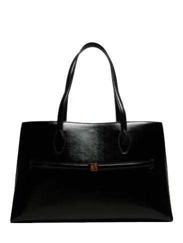 TOTEME Naplack Handbag - Black