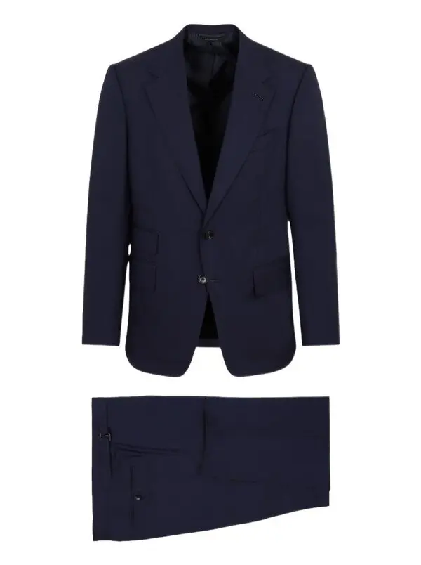 TOM FORD Wool Single-breasted Suit Set - Black