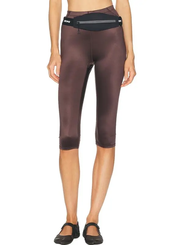 NIKESKIMS Shine Drawcord 17 Crop Tight - Phoenix