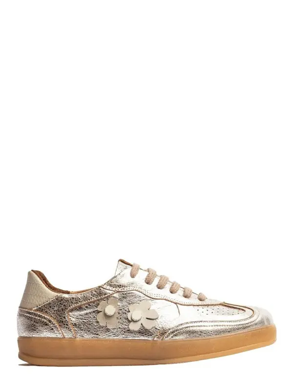 CLARA BARCELO Big Flower Trouble Sneakers - Silver