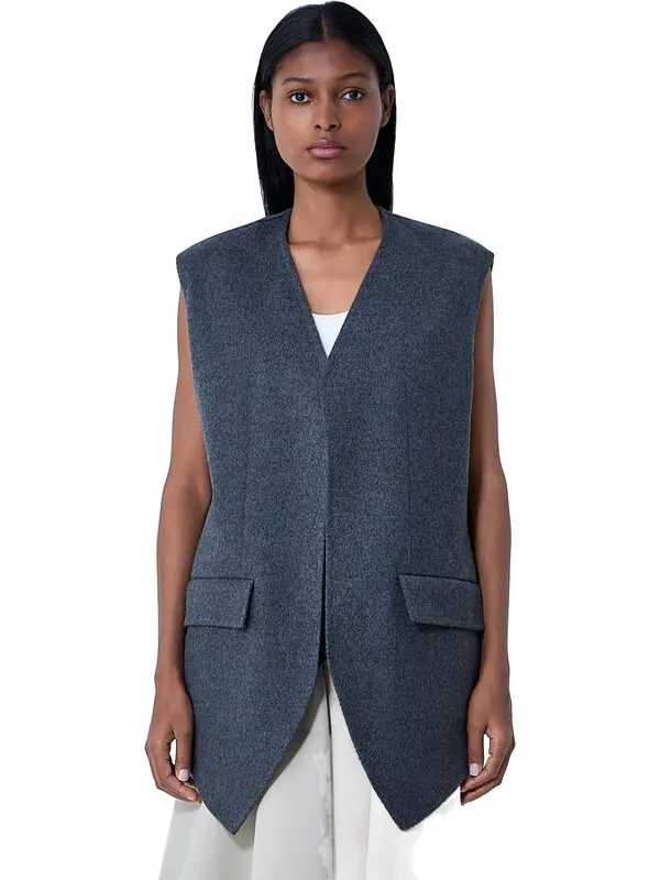 Bottega Veneta Double Face Wool Vest - Multicolor