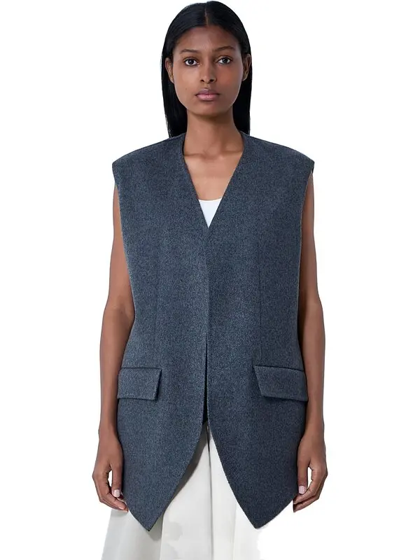 Bottega Veneta Double Face Wool Vest - Multicolor