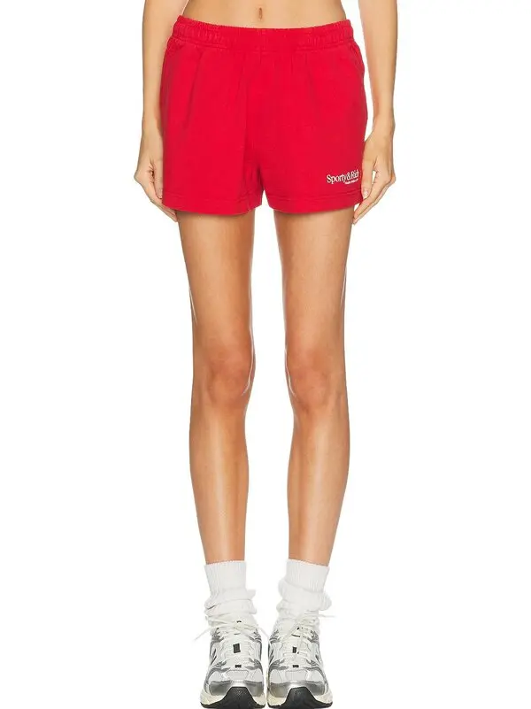 SPORTY & RICH Modern Disco Short - Ruby