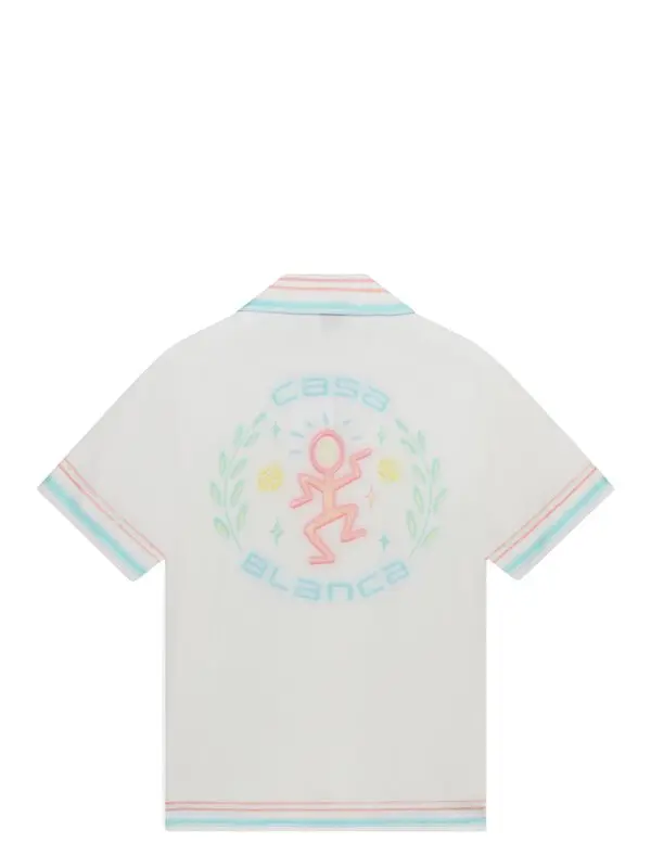 Casablanca Short Sleeve Silk Shirt - Multicolor