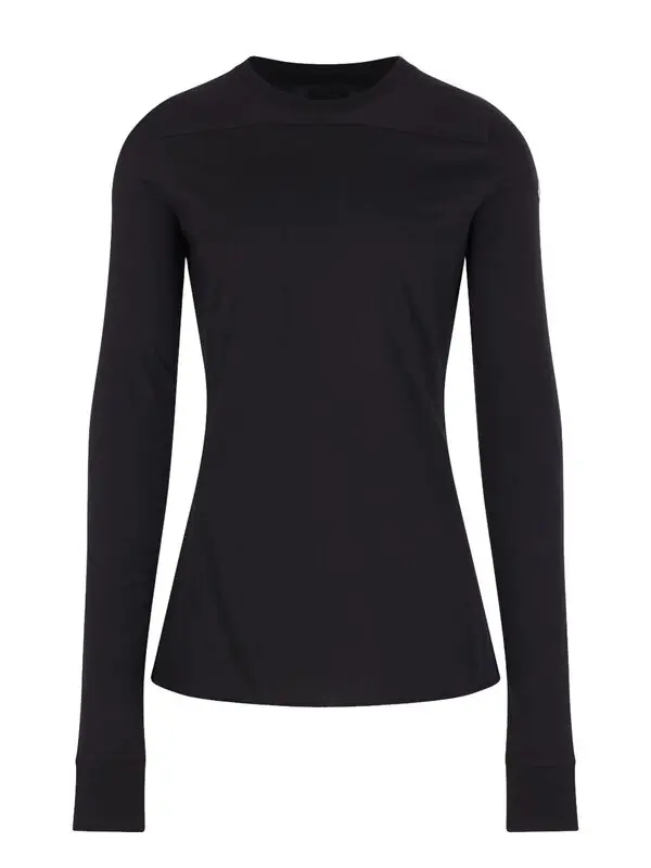 RICK OWENS + MONCLER Girder Stretch Jersey T-shirt - Black