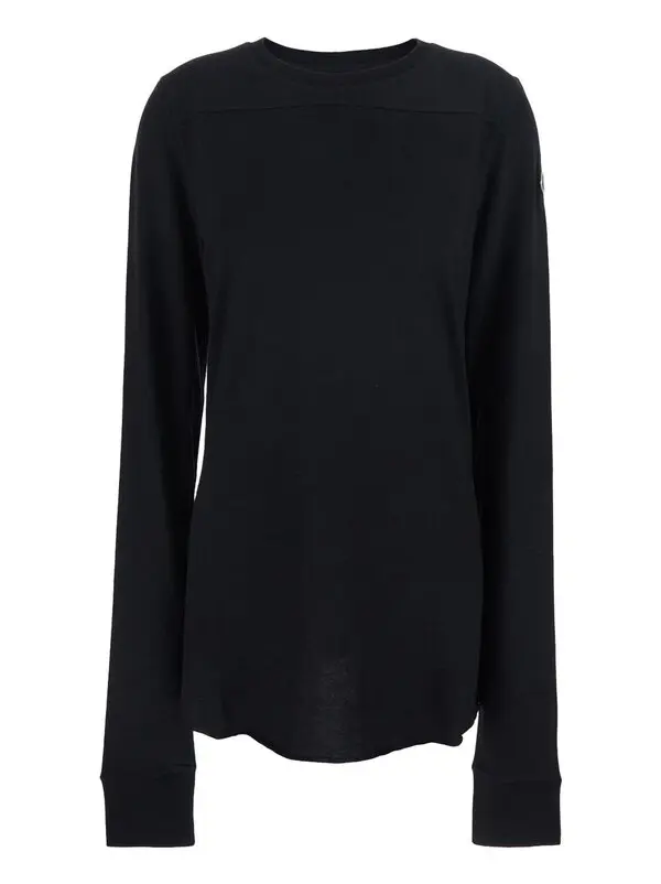 RICK OWENS + MONCLER Rick Owens X Moncler Girder Stretch Jersey T-shirt - Black