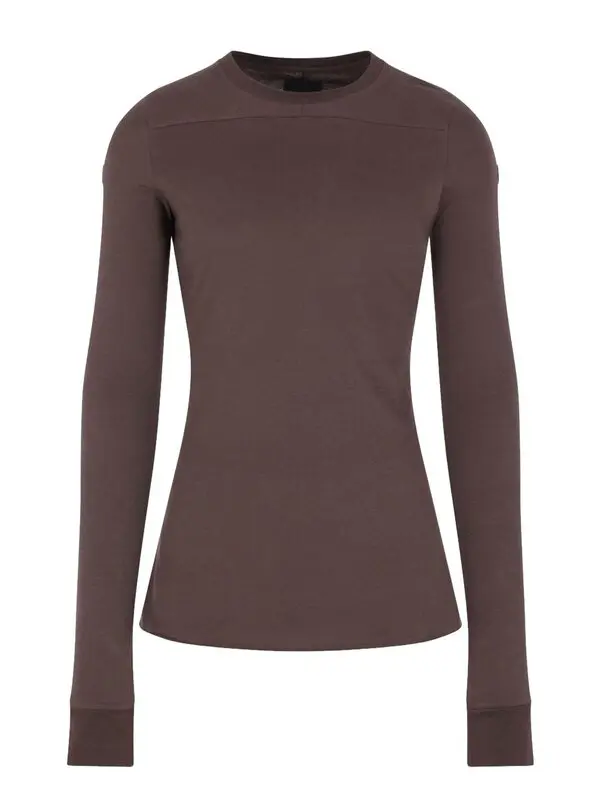 RICK OWENS + MONCLER Rick Owens X Moncler Girder Stretch Jersey T-shirt - Brown