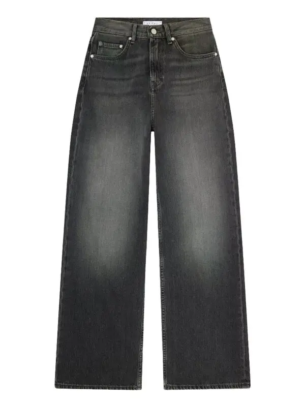 Edwin Olivia Washed-effect Jeans - Black