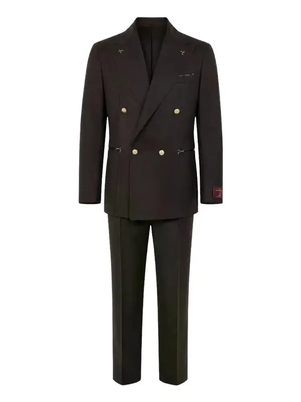 FRANZESE COLLECTION Rolls Royce Wool Suit - Brown