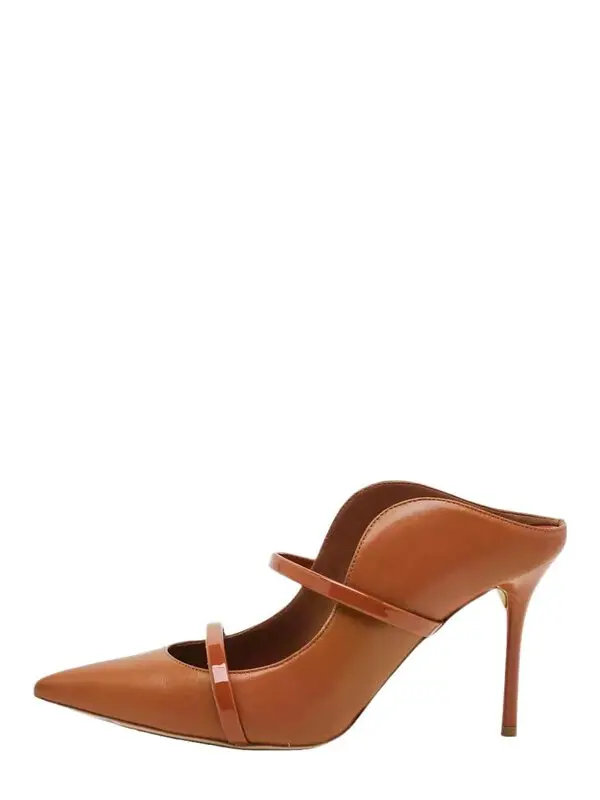 MALONE SOULIERS Maureen Heeled Mules - Brown