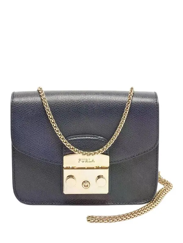 Furla Mini Metropolis Push-lock Crossbody Bag - Blue