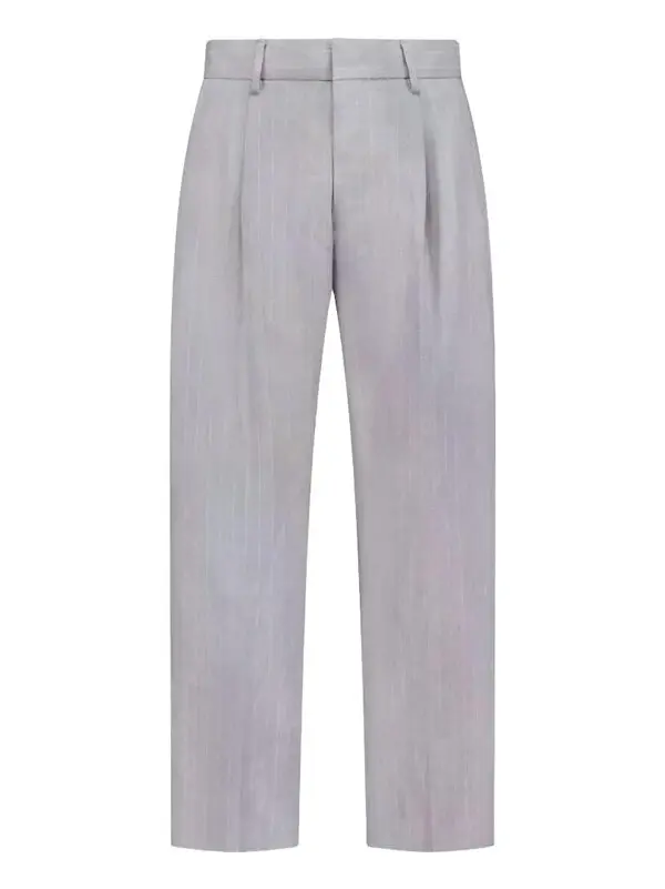 Nn07 Kay Pinstripe Trousers - Grey