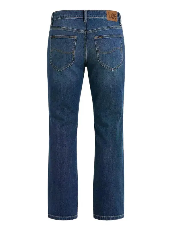 LEEM Daren Logo-patch Jeans - Blue
