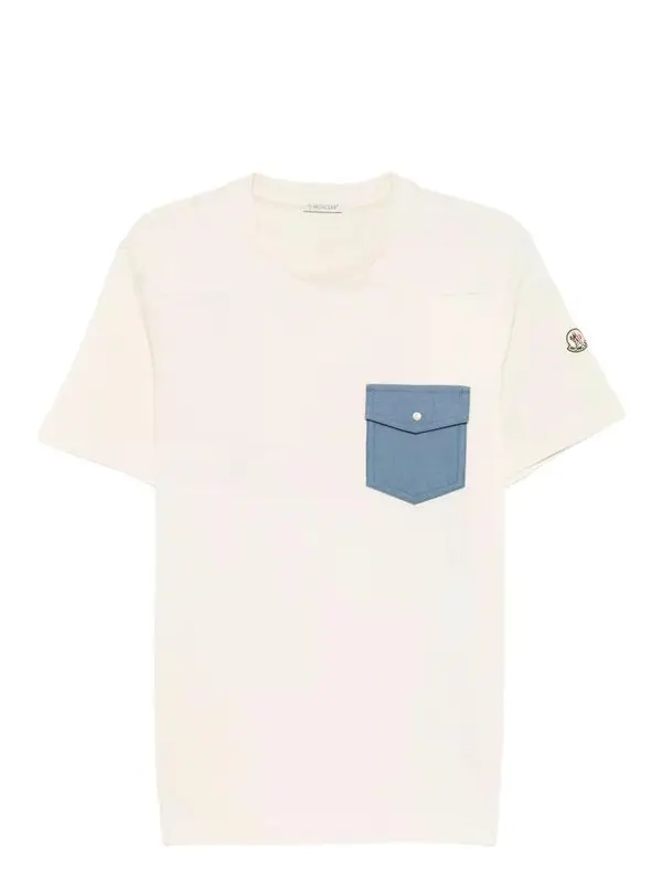Moncler Chest-pocket T-shirt - Neutrals