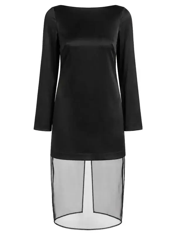 ESSE Cartia Cowl-back Dress - Black
