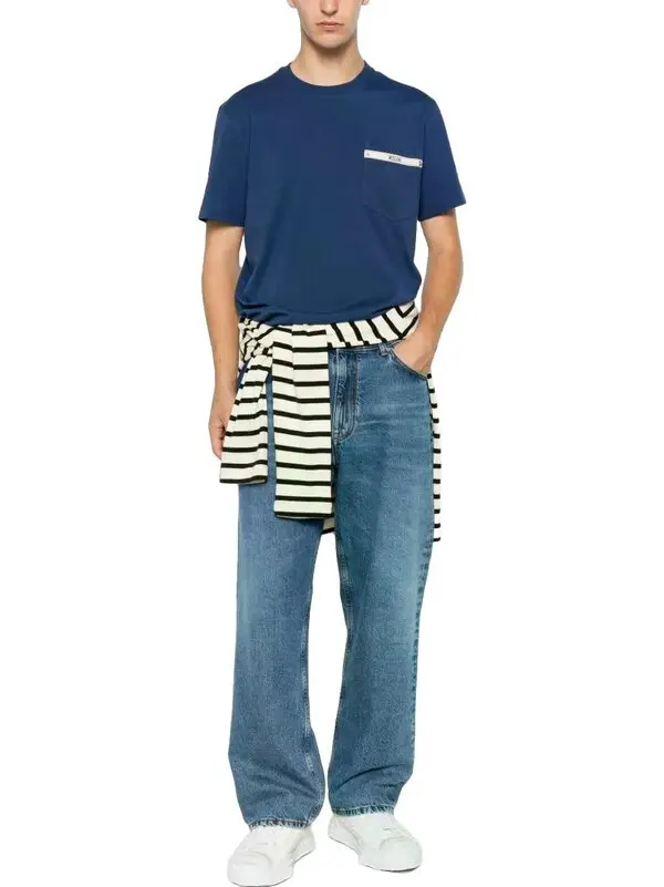 Moschino Patch-pocket T-shirt - Blue