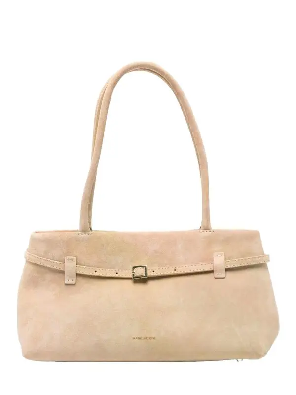 Manu Atelier Le Cambon Buckle-detail East-west Bag - Neutrals