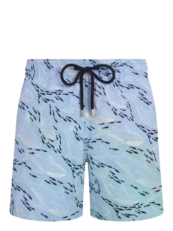Vilebrequin Embroidered Swim Shorts - Blue