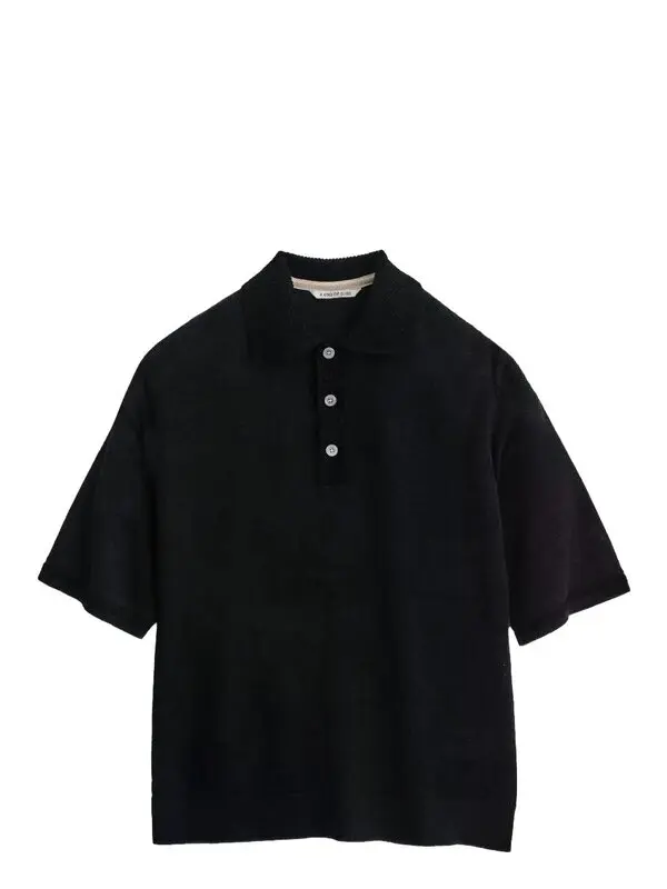 A KIND OF GUISE Basin Polo Shirt - Black