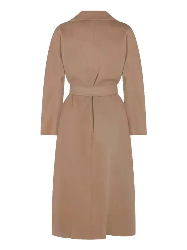 Max Mara Belted Notch-lapels Coat - Neutrals