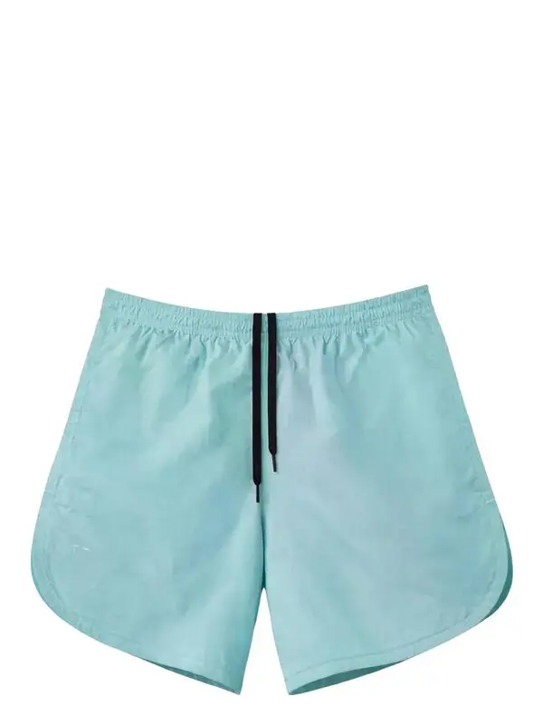 TRIBE AND TRUE Drawstring Waist Swim Shorts - Blue