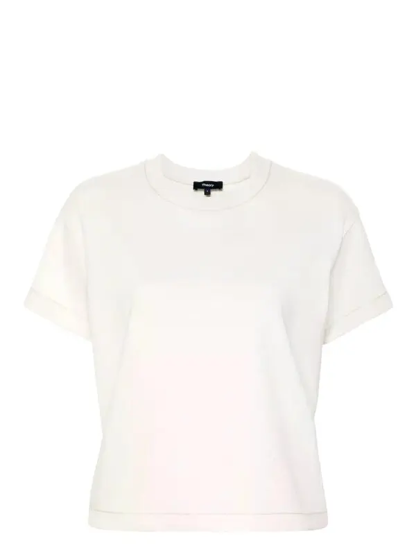 Theory Jersey Short-sleeve T-shirt - Neutrals